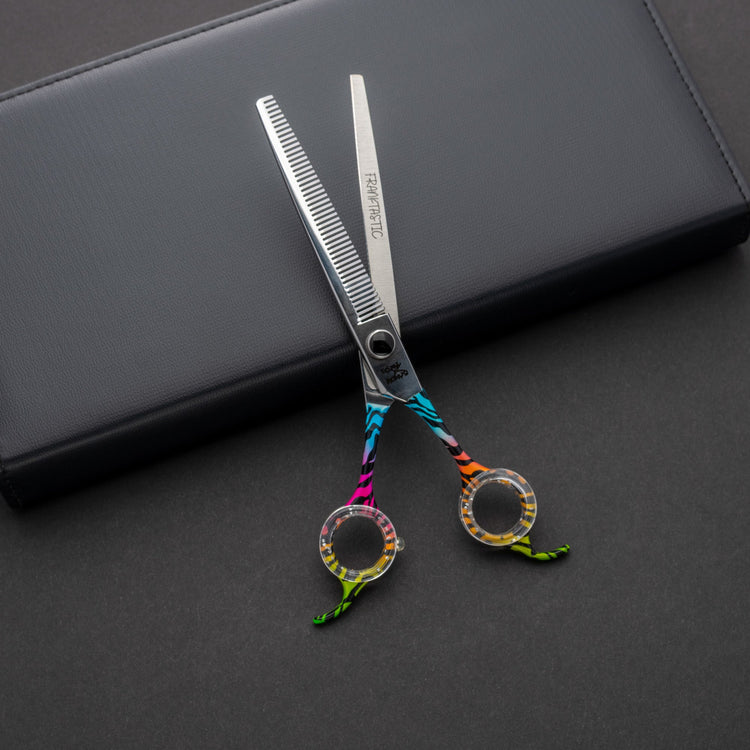 A monthly scissor subscription for dog groomers!